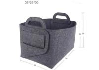 China Reusable Practical Foldable Felt Storage Basket Multipurpose Waterproof for sale