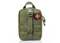 China Nylon Waterproof Tear Away Molle Pouch , Antiwear Rip Away First Aid Pouch for sale