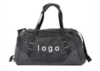 China Moistureproof Athletic Sport Duffel Bag 600D Polyester Oxford Fabric for sale