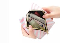 China Moistureproof Cosmetics Camping Storage Bag Waterproof Transparent PVC PU for sale
