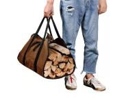 China Dustproof Antiwear Fire Wood Carry Bag Folding Portable Durable for sale