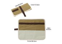 China 1L Portable Kitchen Kit Storage Cloth Bag Outdoor Camping Cutlery Canvas Organizer for sale
