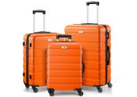 China Travel 3pcs Trolley Luggage Set Pc Unisex Carry On Large Capacity for sale