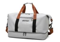 China Custom Men Women Sport Gym Light Weight Foldable Waterproof Weekender Travel Duffle Bag for sale