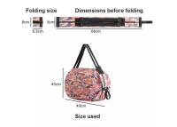 China Nylon Shoulder Foldable Travel Bags Reusable Waterproof Portable for sale