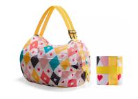 China Nylon Shoulder Foldable Travel Bags Reusable Waterproof Portable for sale