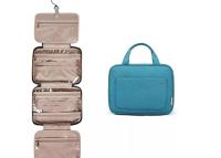 China Makeup Tearproof Roll Up Hanging Toiletry Bag Antiwear For Bathroom for sale