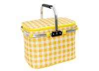 China BSCI Shopping Travel Camping Grocery Bags , Foldable Insulated Picnic Basket for sale