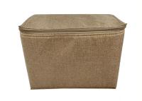 China Thickened Antiwear Cooler Basket Jute , Multifunctional Jute Cooler Bag for sale