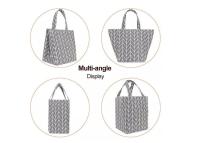 China Canvas Fabric Reusable Insulated Lunch Bag With Inner Pocket for sale
