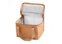 China Foldable Leakproof Jute Insulated Lunch Bag Washable Portable for sale