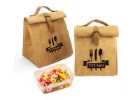 China Leakproof Portable Canvas Cooler Bag , Reusable Canvas Insulated Tote for sale