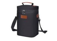 China Nylon Travel Insulated Wine Tote Bag , Leakproof Wine Cooler Carry Bag for sale