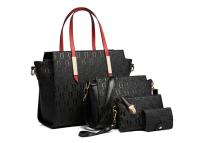China abrasion resistant Women PU Handbag set for ladies Recycled Multiscene for sale