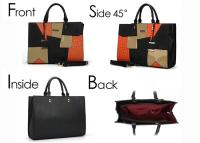 China Waterproof Practical Purse Set For Ladies , Abrasion Resistant PU Leather Tote for sale