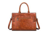 China Polyester Luxury Women PU Handbag Antiwear Multipurpose 32x13x23cm for sale