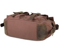 China Canvas 20L Men'S Leather Business Messenger Bag Reusable Wear Resistant for sale