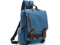 China Leather Men Crossbody Single Shoulder Strap Laptop 16OZ Canvas Messenger Bag Stylish for sale