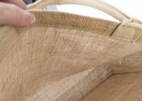 China Foldable Burlap Reusable Shopping Bags Multipurpose Practical for sale