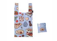 China REPT 210D Polyester Reusable Shopping Bags Portable Durable Folding for sale
