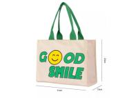 China Canvas Cotton Reusable Shopping Bags Tote Multiscene For Women for sale