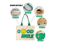 China Canvas Cotton Reusable Shopping Bags Tote Multiscene For Women for sale