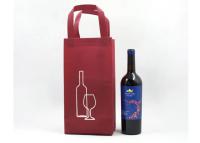 China Custom Promotion Gift Bag , Reusable Non Woven Wine Bags 6 Bottle Tote for sale