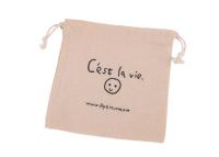 China Practical Antiwear Pouch Drawstring Bag , Recycle Canvas Drawstring Gift Bags for sale