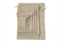 China Multipurpose Burlap Drawstring Bag , Antiwear Jute Bags For Coffee Beans for sale