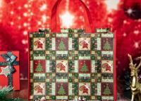 China Non Woven Shopping Reusable Gift Bags Christmas Non Toxic With Handles for sale