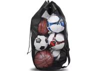 China Drawstring Mesh Exercise Equipment Bag for Basketball Football Volleyball for sale