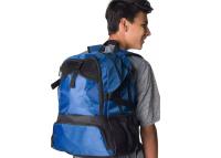 China Polyester Nylon Gym Exercise Equipment Bag Thickened With Shoes Compartment for sale
