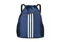 China Lightweight Polyester Sport Drawstring Backpack Portable Multi Function for sale