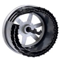 China 3PC Multi Blade Hole Saw Kit HRC38-42 60mm 67mm 74mm for Wood and Drywall Cutting for sale