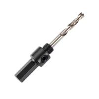 China Hardened Carbon Steel Hole Saw Arbor with HSS Pilot Drill - 14mm to 210mm Range, 7/16