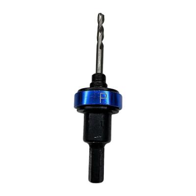 China Quick Change Quick Release Hole Saw Arbor High Speed Steel Black Oxide for 14-210mm Holes for sale