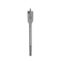China 18mm High Carbon Steel Wood Flat Drill Bit with 250mm Length and Quick Change Hex Shank for Professional Woodworking for sale