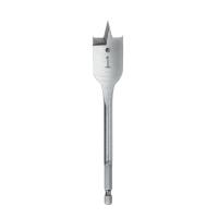 China 1 Inch Flat Bottom Drill Bit for Wood - 250mm High Carbon Steel with Quick Change Hex Shank for sale
