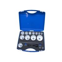 China 17PC Bi-Metal Hole Saw Set with 64-69 HRC Hardness - 16mm to 76mm Size Range for Stainless Steel and Metal Drilling for sale