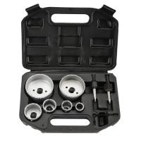 China 9PC Tungsten Carbide Hole Saw Set 19mm-83mm with 25mm Cutting Depth for Metal, Tile & Masonry for sale