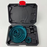 China 16-Piece High Carbon Steel Hole Saw Set with HRC 38-42 Hardness and 1-9/16