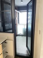 China Hennesa Black PHIFER SeeVue Insect Roller Screen Door 600*260cm for sale