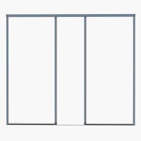 China Barrier Free Retractable Pleated Mosquito Mesh Sliding Screen Door for sale