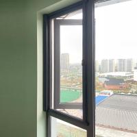 China Custom Ultra Narrow Frame Hurricane proof Impact Aluminium Frame Doors And Windows Aluminum Tilt Turn Casement Window for sale