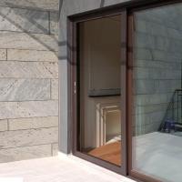 China Residential Retractable Flyscreen Doors Aluminum Sliding Screen Door for sale