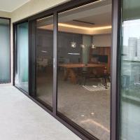 China Semi-Finished Materials Foldable Adjustable Fly Screen Door OEM ODM for sale