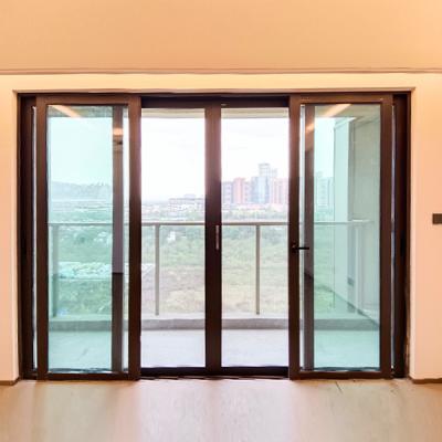 China Custom Sliding Folding Fly Screen Doors 240*350cm 480*350cm for sale