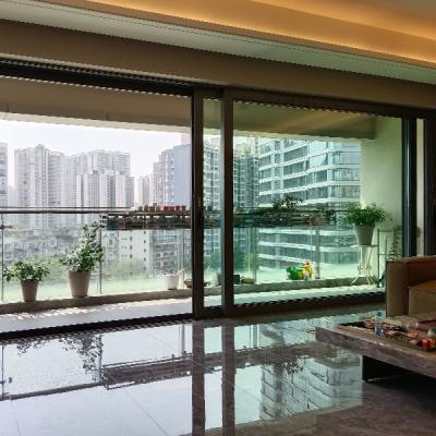 China Clear Anodized Matt Black Sliding Flyscreens For Sliding Doors for sale