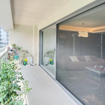 China Semi-Finished Materials French Double Fly Screen Door 480*350cm for sale