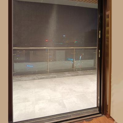 China Aluminium Profiles Sliding Door Adjustable Flyscreen Trackless for sale